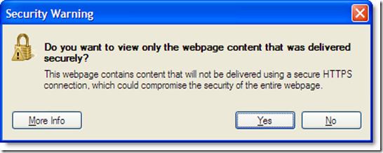 Slick IT: IE8 Security Warning – HTTP/HTTPS